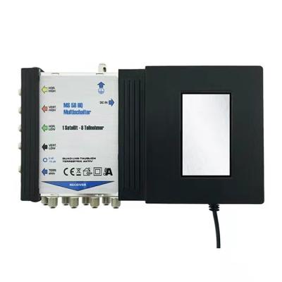 China 12V/1A Satellite Signal TV System MS 58 HQ Multiswitch Sat 8 Output for sale