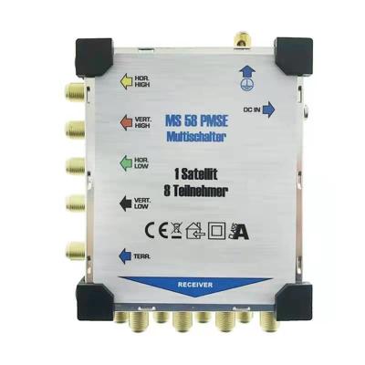 China Durable satellite tv system professional MS58-PMSE satellite multiswitch for sale
