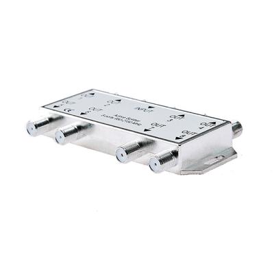 China Zinc Alloy 8 Way Satellite Splitter 2150 MHz Active TV Signal Distribution System for sale