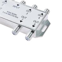 China Zinc Alloy 8 Way Satellite Splitter 2150 MHz Active TV Signal Distribution System for sale