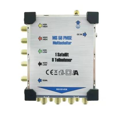 China Durable Satellite TV Multiswitch MS58-PMSE TV System 950MHz -2150MHz for sale