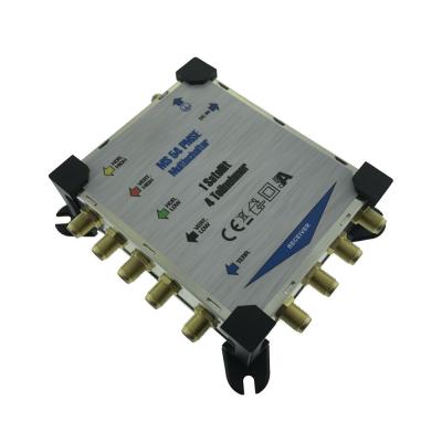 China Professional MS54 PMSE Satellite Multiswitch 950-2150 MHz 5 in 4 out Durable for sale