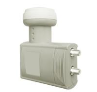 China 4K Ku-Band Twin LNB Universal LNBF High Gain 0.1dB Noise Figure Satellite TV for sale