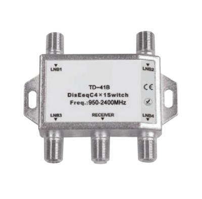 China 4x1 Multi Satellite Switch System 950-2400MHz 800 MA 12-20 VDC for sale