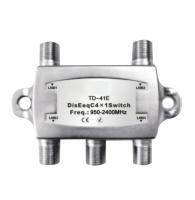 China Durable Multi Satellite Switch 4 In 1 Diseqc Satellite Switch System for sale