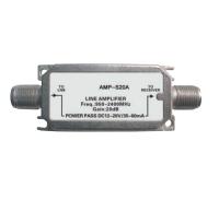 China 20db Line Powered TV Amplifier 950-2400MHz Satellite CATV Amplifier for sale