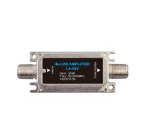 China TV In Line Amplifier 5-900 MHz Indoor Signal Booster for Satellite TV System for sale
