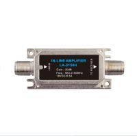 China TV In Line Amplifier 5-900 MHz Indoor Signal Booster for Satellite TV System for sale