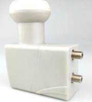 China HighFly Universal Ku Band Twin LNB 2022A High Gain 1080 Satellite TV LNBF for sale