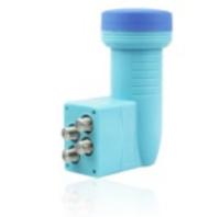 China HighFly 2014A Quad LNB Ku Band Satellite TV High Gain 1080P 4K LNBF for sale