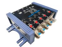 China Metal Casing Satellite Signal Amplifier 5X5 Gain And Slop Adjustable for sale