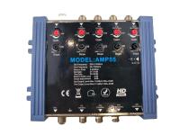 China Metal Casing Satellite Signal Amplifier 5X5 Gain And Slop Adjustable for sale