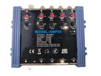 China Metal Casing Satellite Signal Amplifier 5X5 Gain And Slop Adjustable for sale