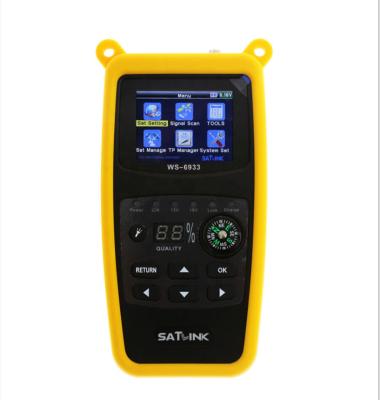 China HD Satellite TV Signal Finder DVB-S2 950MHz-2150MHz WS 6933 Digital Satellite Meter for sale