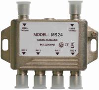 China LNB Satellite TV Multiswitch MS24 10 DB Return Loss 950-2150MHz for sale