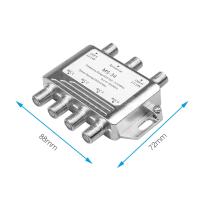 China MS34 Sat Multiswitch DiSEqC 3 In 4 Out 950-2150MHz Tv Multi Switch for sale