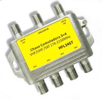 China MS34 Sat Multiswitch DiSEqC 3 In 4 Out 950-2150MHz Tv Multi Switch for sale