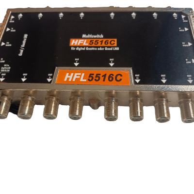 China 950-2150 MHz Satellite TV Multiswitch 5 In 16 Out Durable Signal for sale