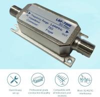 China Lightweight 5G Interference Filter Female to Female Connector 5-694MHz for sale