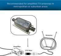 China Lightweight 4G 5G TV Filter Female to Female Connector 5-694MHz Anti Interference LPF for sale