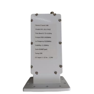 China 5G C Band LNB 20K Low Loss High Gain Waterproof 3.7-4.2GHz for Digital TV for sale