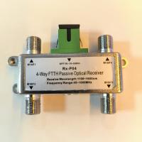 China 4 Way Passive Optical Splitter FTTH CATV Receiver 45-1000MHz SC APC for sale
