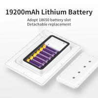 China Yn1 19200mah Low Power Consumption Solar Panel Charging Solar Power Bank for sale
