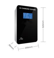 China Wall Mounted AC EV Car Charging Station Wallbox Cable Type 2 For Electric Vehicle for sale