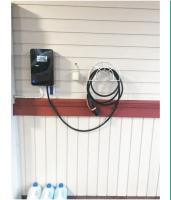 China Wall Mounted AC EV Car Charging Station Wallbox Cable Type 2 For Electric Vehicle for sale