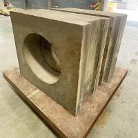 China High Refractoriness Under Load Compound Prefabricated Blocks Pot Mouth Brick For Reduction Furnace Of Metal Magnesium for sale