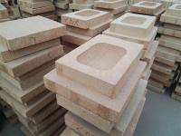 China Big Size High Density Refractory Fireclay Bricks Fire Brick Bath Bottom Block For Glass Furnace for sale