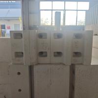 China High Density Carbide Alloy Corundum Mullite Refractory Customized Ceramic Parts For Al2O3 Content 75% for sale