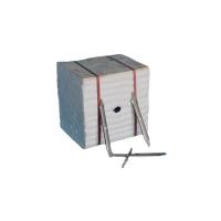 China Ceramic fiber module aluminum silicate thermal insulation cotton furnace refractory high-temperature thermal insulation block electric furnace thermal insulation folding block for sale