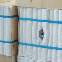 China High Temperature Resistant Ceramic Fiber Module Aluminum Silicate Fireproof Folding Block Industrial Kiln Refractory Insulation Cotton Block Insulation Cotton for sale