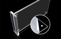 China A4 A5 Clear Plastic Acrylic Sheet Table Display Stand Sign Holder 11x17 for sale