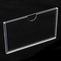 China Custom Transparent Plastic Acrylic Sheet Slatwall Brochure Holders Cast Display for sale