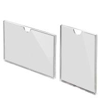 China Lightweight A3 Plastic Acrylic Sheet Data Display Sign Holder 5x7 for sale