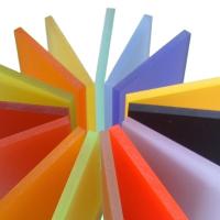China PMMA Neon Colored Acrylic Sheet Magnetic Card Custom For Laser Cutting for sale