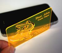 China PMMA Neon Colored Acrylic Sheet Magnetic Card Custom For Laser Cutting for sale