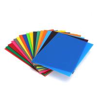 China A4 Size 210mmx297mmx3mm Cast Colored PMMA Clear Panel Acrylic Sheet For Laser Cutting for sale