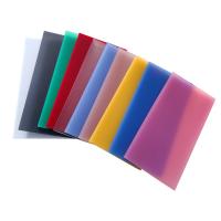 China 1mm 10mm  Frosted Red Acrylic Sheet Perspex Plate 4ft X 8ft For Table Top for sale