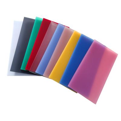 China 1mm 10mm  Frosted Red Acrylic Sheet Perspex Plate 4ft X 8ft For Table Top for sale