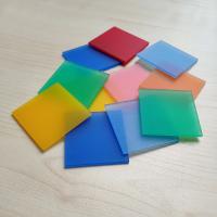 China 1mm 10mm  Frosted Red Acrylic Sheet Perspex Plate 4ft X 8ft For Table Top for sale