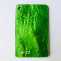 China 4X8 White Patterned Colored Acrylic Sheet Board 4mm Scratch Resistant for sale