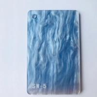 China 4X8 White Patterned Colored Acrylic Sheet Board 4mm Scratch Resistant for sale
