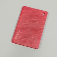 China 100% Virgin Plexiglass Acrylic 4x6 A4 Frame Red Metallic Customized for sale