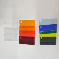 China 24x12 Amber Green Colored Acrylic Sheet For Wall Decoration Swimming Pool for sale