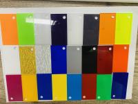 China 24x12 Amber Green Colored Acrylic Sheet For Wall Decoration Swimming Pool for sale