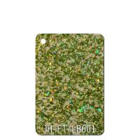 China Purple 3mm Glitter Acrylic Sheet Custom Cutting PMMA Perspex Plastic for sale