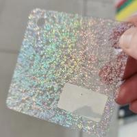 China ISO9001 Color Red Silver Glitter Acrylic Sheet Golden 2mm Custom for sale